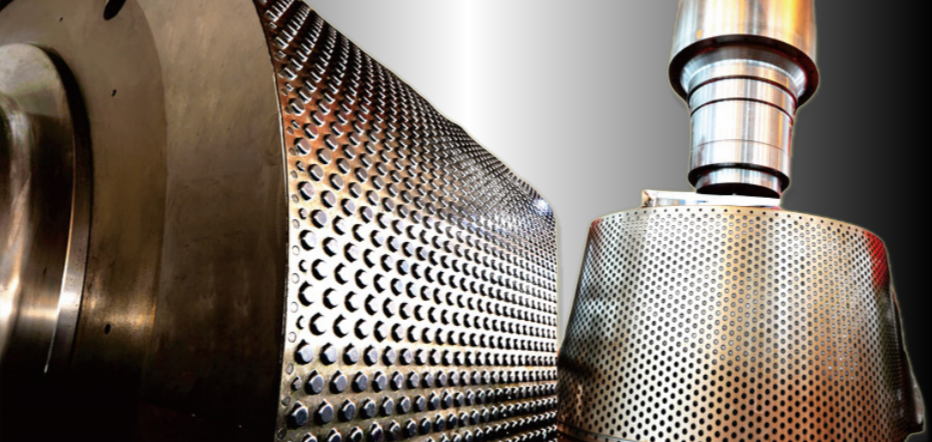 Extrusion roller of roller press-Roller Sleeve with Shaft-Hardfacing Roller